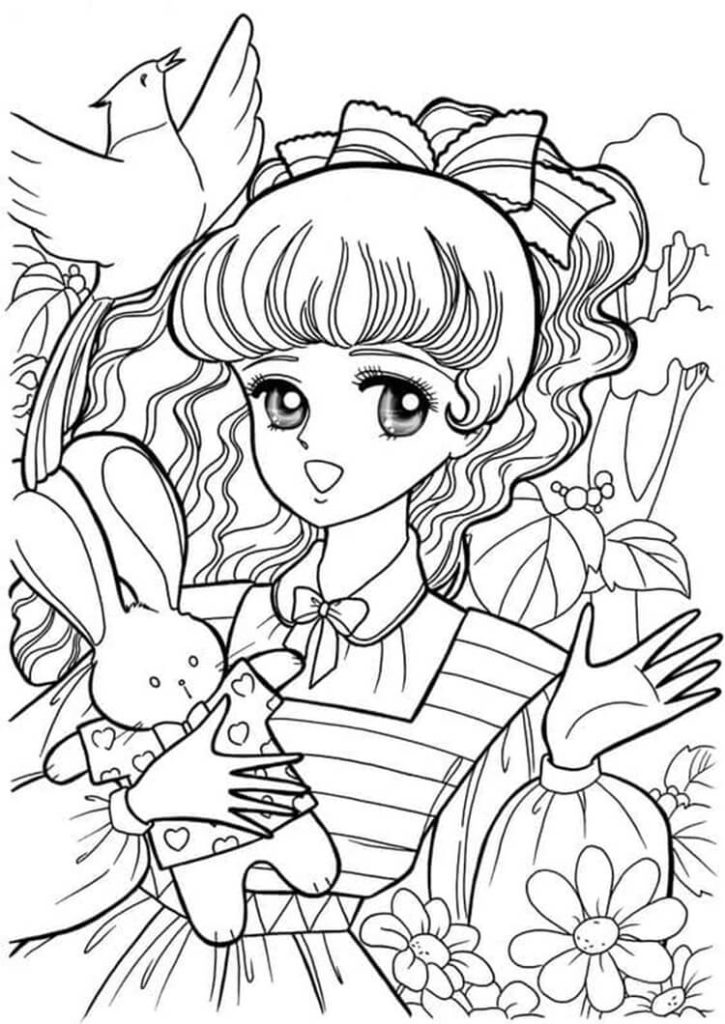 64+ Tranh tô màu công chúa Anime chibi Cực Đẹp - ADAYRUI
