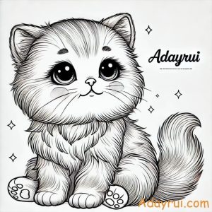 70+ Tranh Tô Màu Con Mèo Cực Đẹp Và Đơn Giản- ADAYRUI