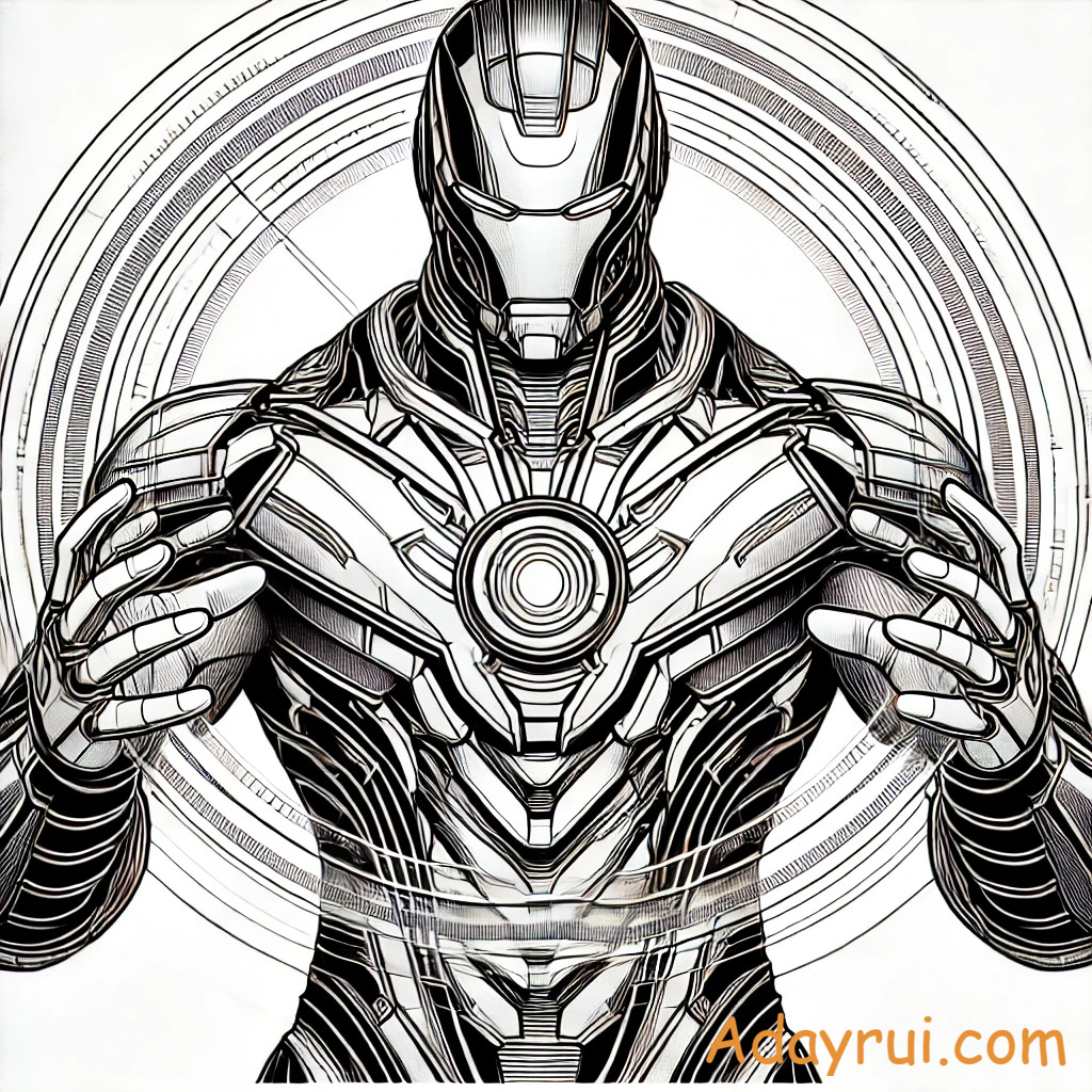 37+ Tranh Tô Màu Người Sắt - Iron Man Cực Đẹp - ADAYRUI