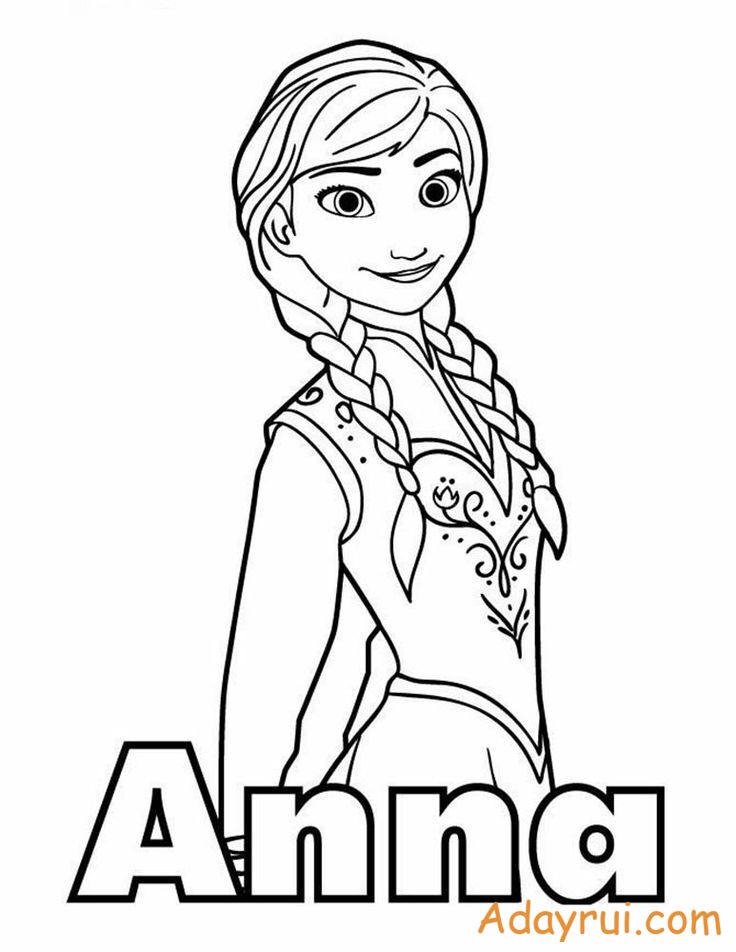 47+ Tranh Tô Màu Công Chúa Anna Cực Đẹp - ADAYRUI